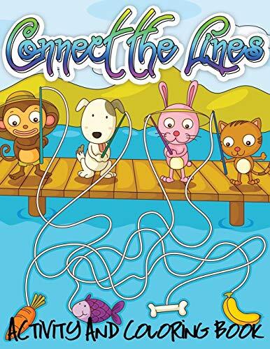 Connect the Lines Activity and Coloring Book 9781633837225| eBay