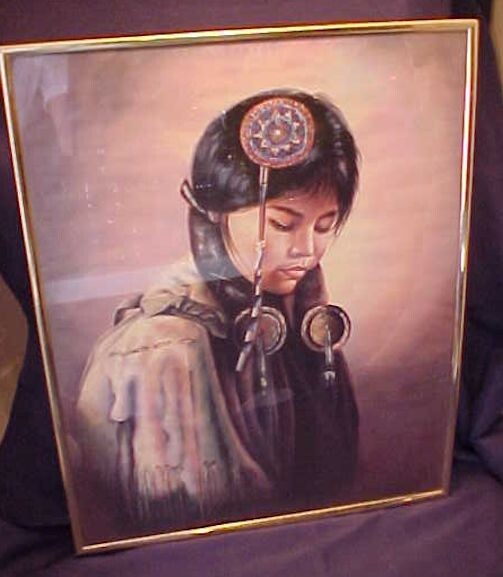 Native American Indian Princess Drawing