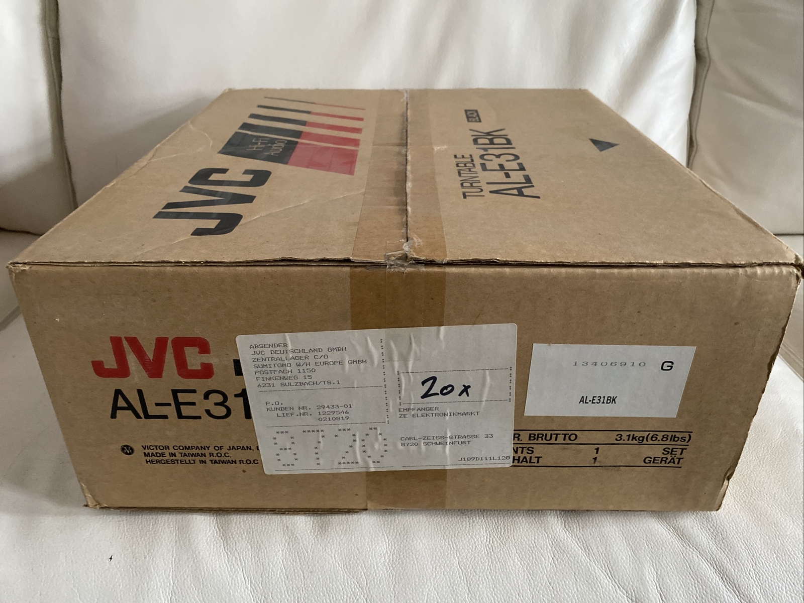 JVC AL-E31BK Turntable Plattenspieler LP NEU inkl. OVP - vom Händler ...