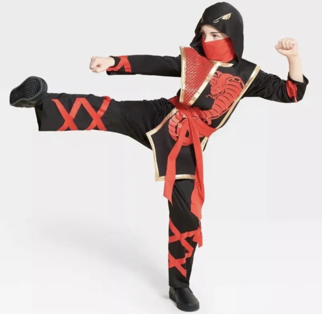 Hyde and EEK Kids Light-Up SNAKE NINJA Halloween Costume Size Small ...