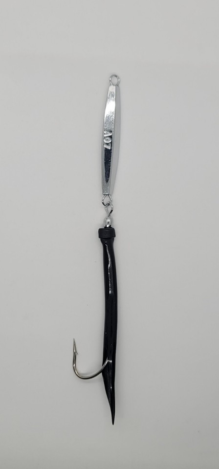 1oz Ava Diamond Jig 5 Mix Smooth 7/0 Hook Split Tube Tails Fishing Jig ...