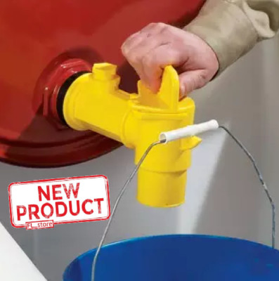 55 Gallon Drum Barrel Bung Valve Faucet 2 Inch NPT Manual Close ...