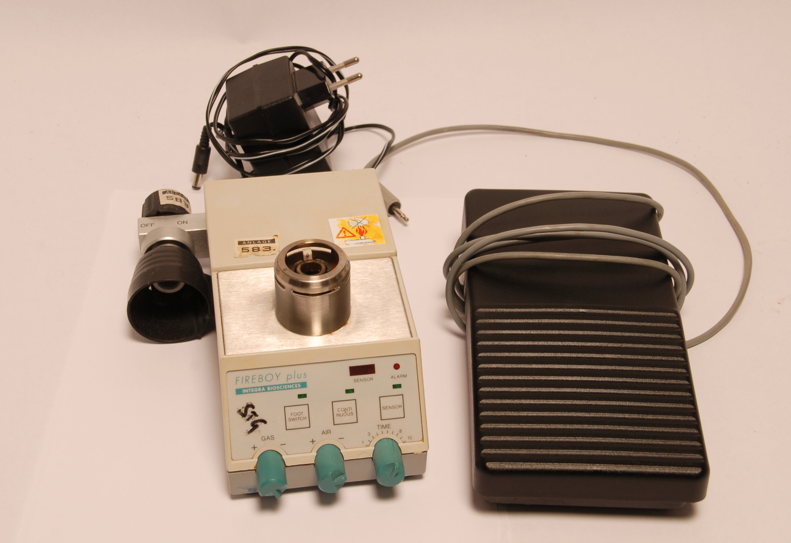 Used Fireboy Plus IBS Integra Biosciences gas Bunsen burner safety For ...