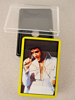 Vintage Elvis Presley Playing Cards Sealed Deck NOS Plastic case/box ...