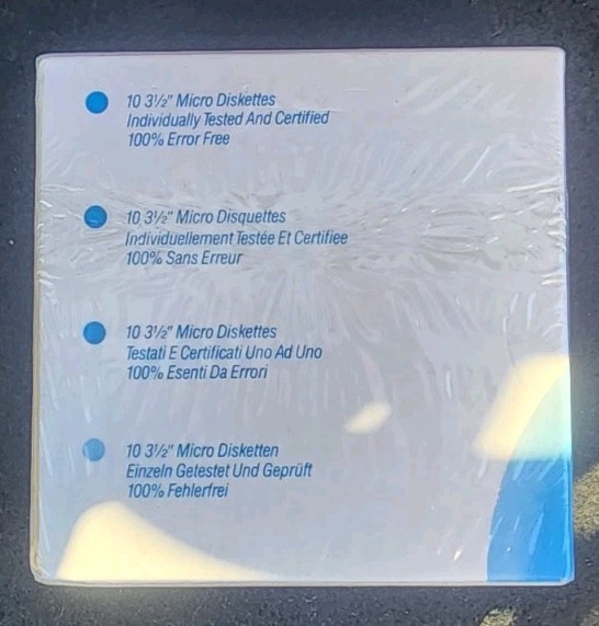 Storage Master Floppy Disk MF2-DD 3.5” Double Density Floppy Disks 10 ...