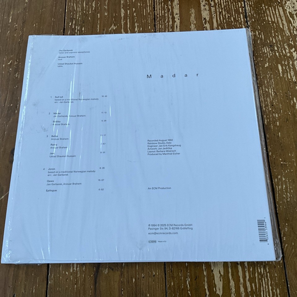 BRAHEM, Anouar/JAN GARBAREK/SHAUKAT HUSSAIN - Madar (reissue) - Vinyl (2xLP) | eBay UK