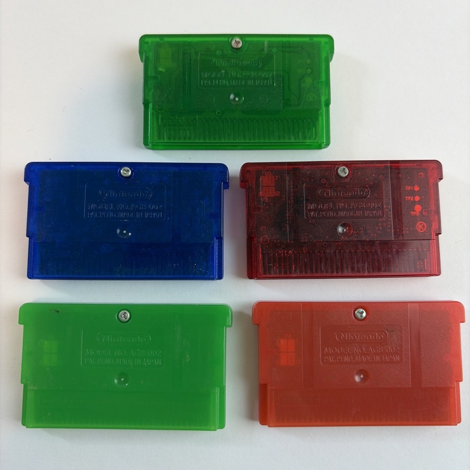 Pokemon Emerald Ruby Sapphire LeafGreen FireRed Version Authentic GBA ...