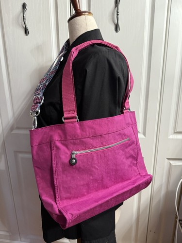 Kipling Women's Art Travel Tote Bag Hot Pink | eBay