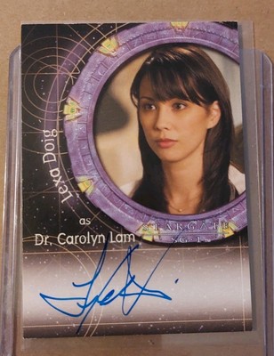 2007 Stargate SG-1 Season 9 A87 Lexa Doig as Dr Carolyn Lam autograph ...