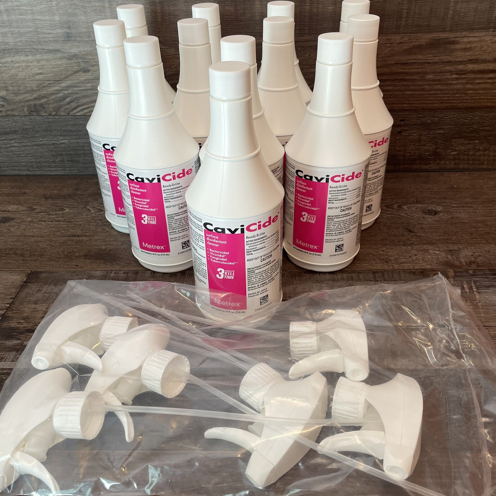 Metrex CaviCide Spray Bottles 24 Oz Pack of 12 Surface Cleaner | eBay