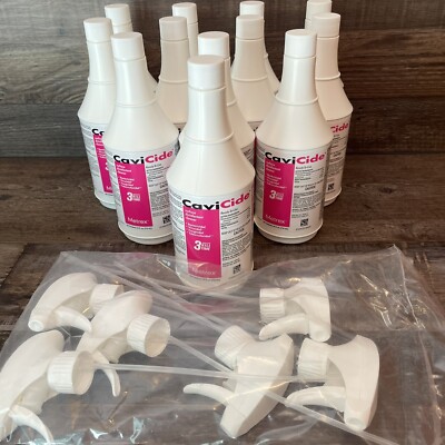 Metrex CaviCide Spray Bottles 24 Oz Pack of 12 Surface Cleaner | eBay