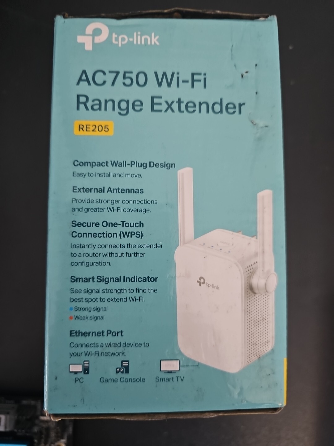 TP-LINK AC750 Wi-Fi Range Extender - White 845973080990 | eBay