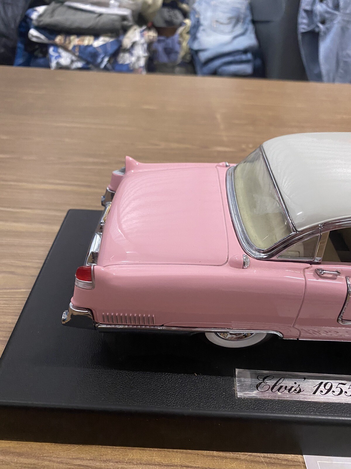 Vintage MRC 1955 Pink Cadillac Fleetwood Elvis Presley Diecast Car 1:18 ...