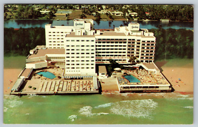 Night Florida Ocean Miami Beach Colony Bravo Club Box Chrome Vintage ...