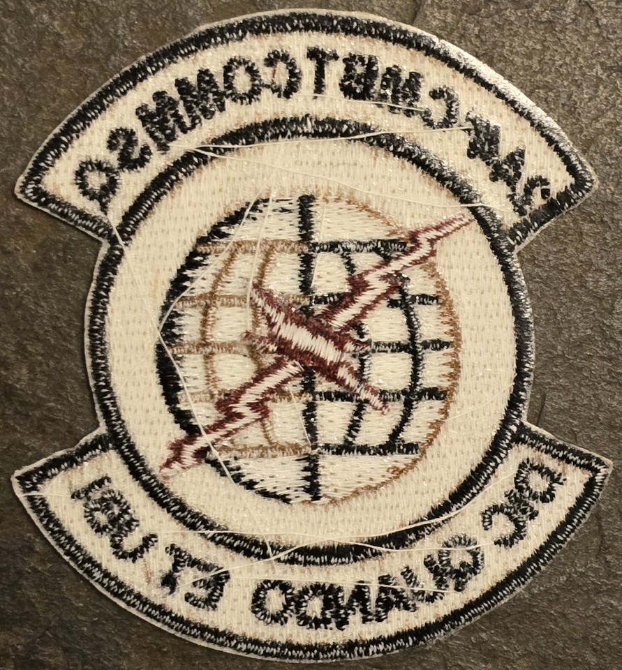 USAF 244th Combat Communications SQUADRON Patch FLIGHT Desert Tan ...
