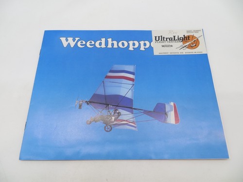 Vintage 1981 Aircraft Brochure / Advertisement WEEDHOPPER ULTRALIGHT | eBay