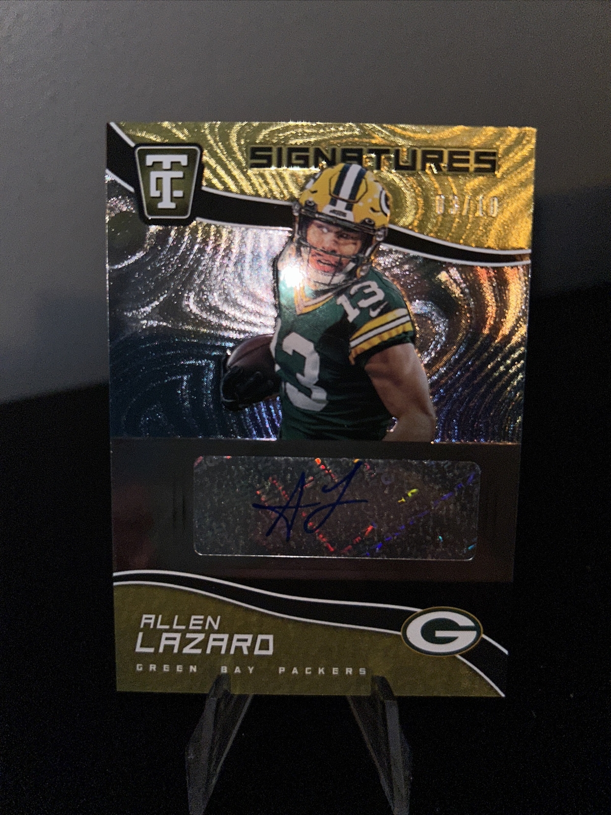Allen Lazard Totally Certified Auto, Gold /10 | eBay