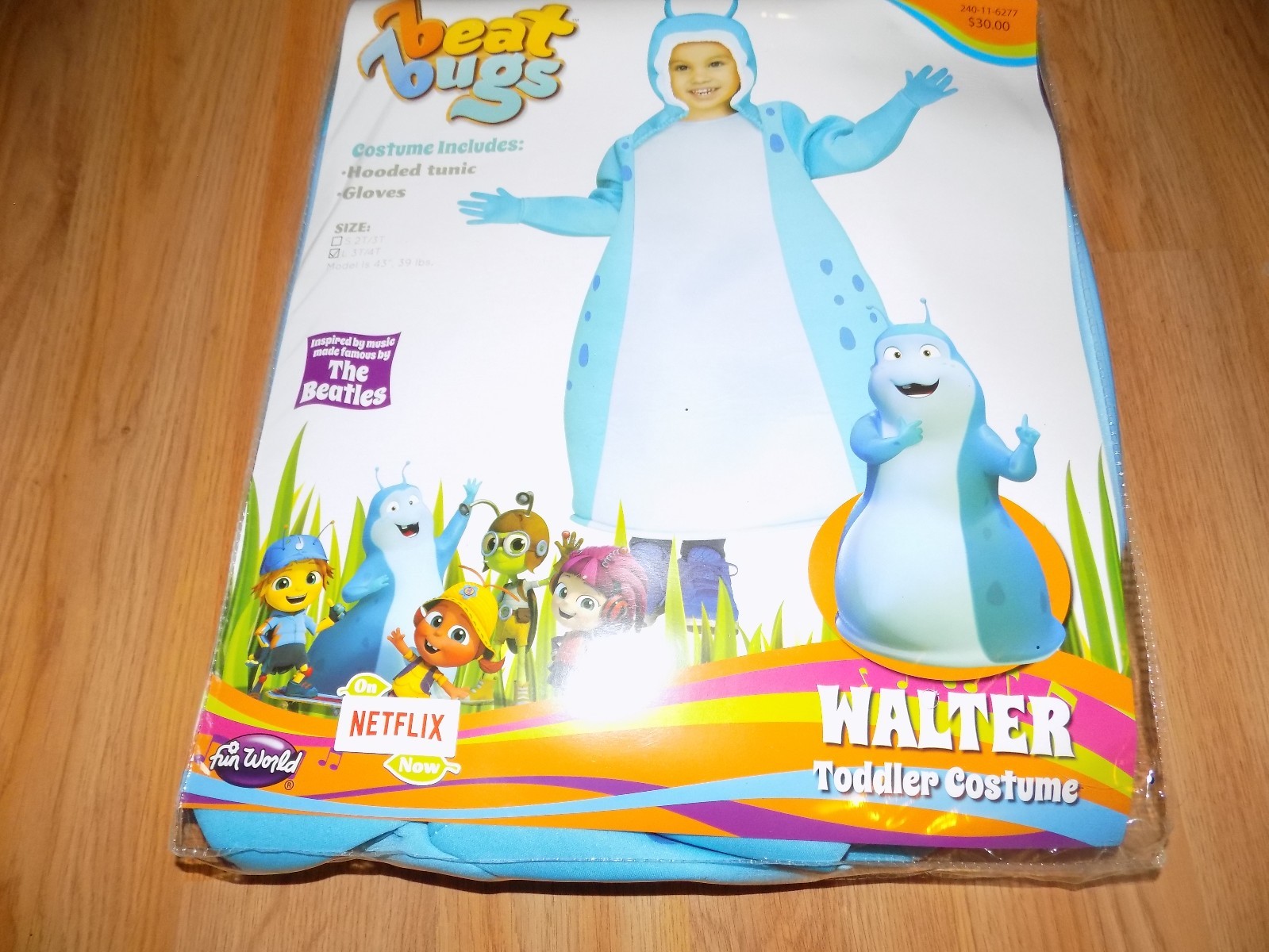 Toddler Size 3-4T The Beatles Beat Bugs Walter Halloween Costume Fun ...