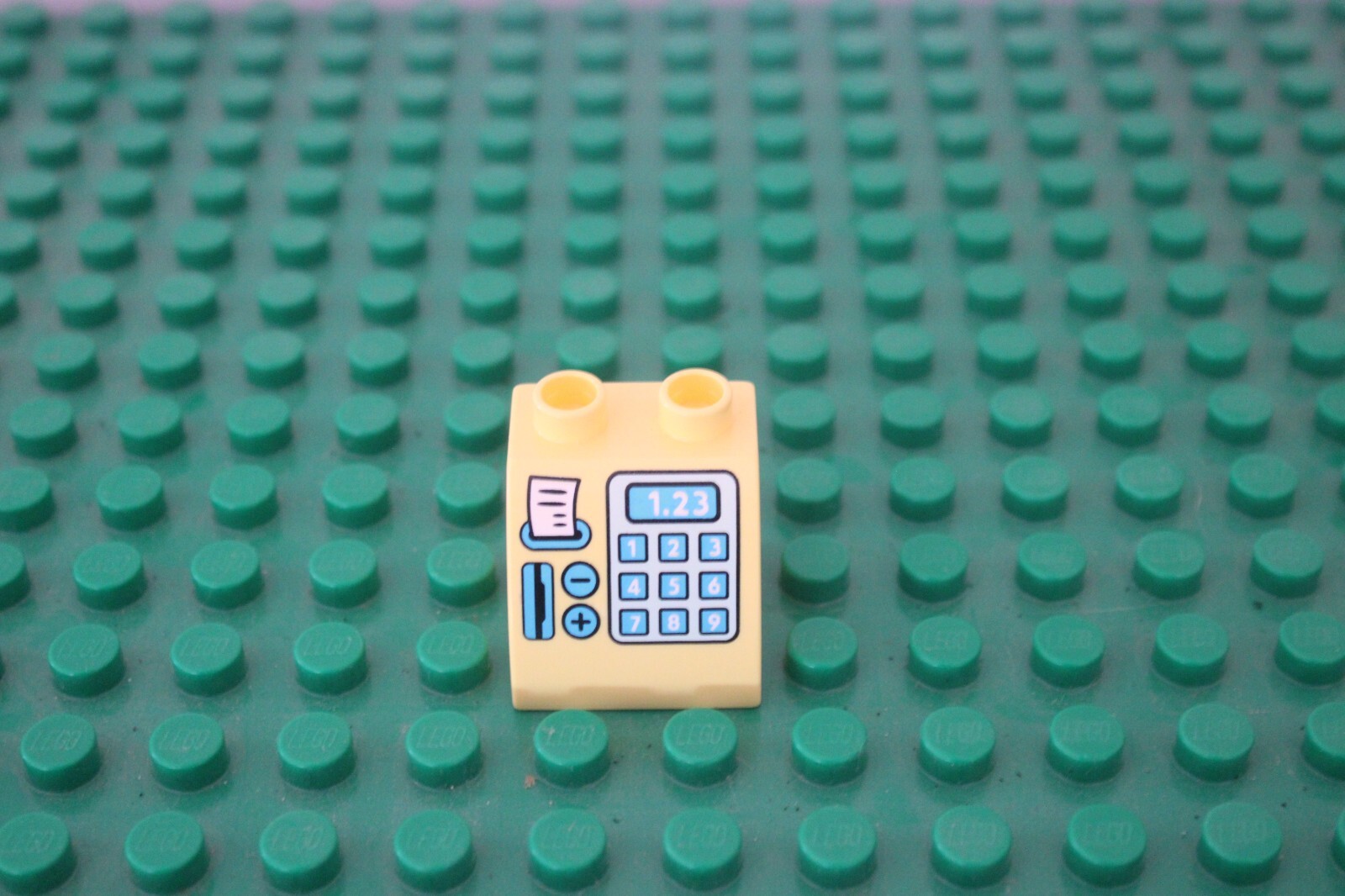 Duplo Brick Money Yellow Cash Register Bakery Lego Ville 10928 Sloped ...