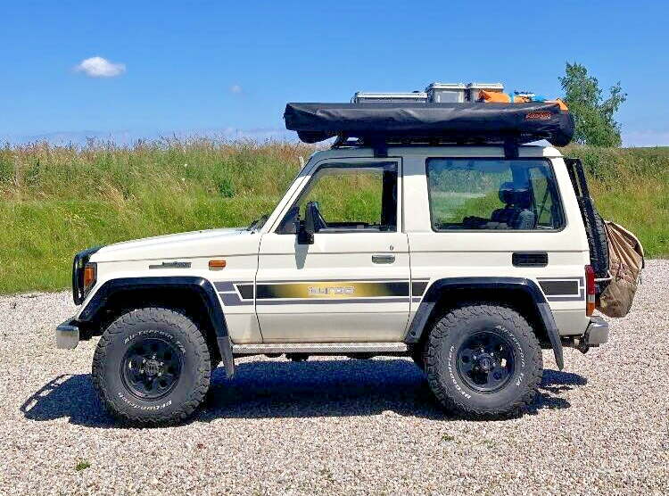 NEW decals for 70-series Toyota Land Cruiser, 80s door stripes "TURBO ...