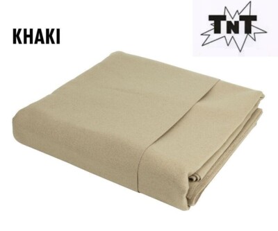 TNT Billiard Pool Table Felt Cloth w/Teflon 9' Cut Bed & Rails * Khaki ...