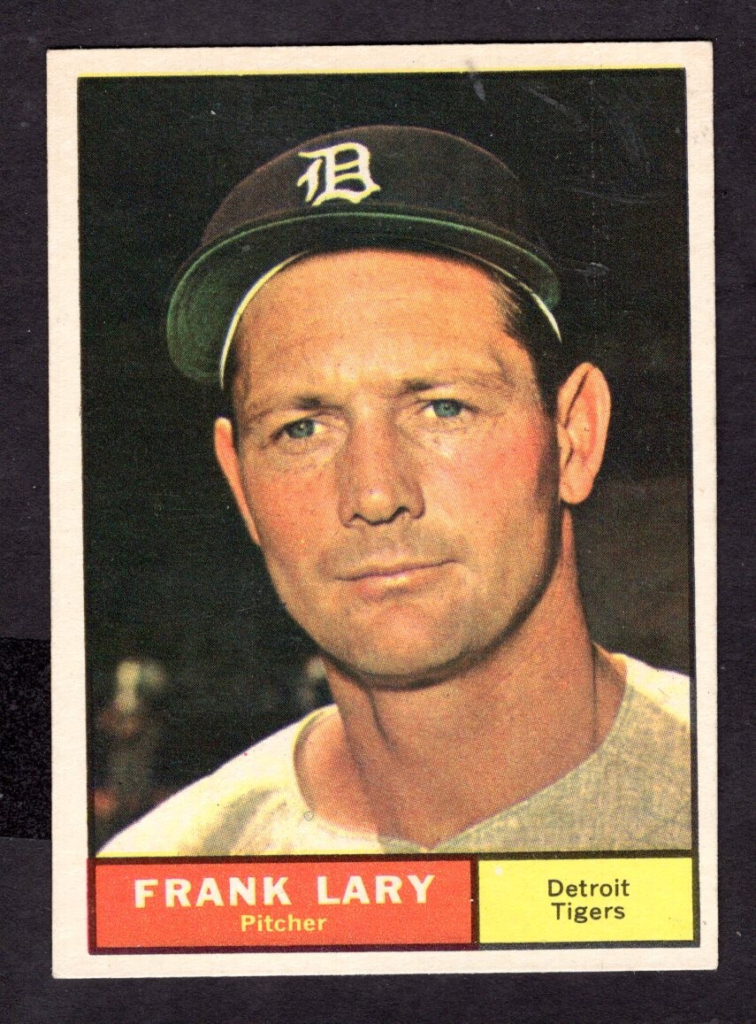 1961 TOPPS FRANK LARY CARD NO:243 B NEAR MINT CONDITION | eBay