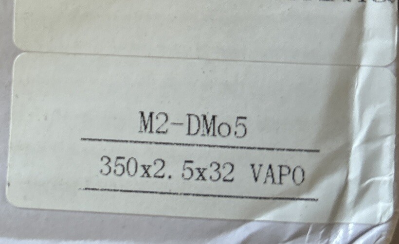 10- BLANKS M2-DMo5 350 x 2.5 x 32 VAPO Cold Saw Blade Blank No Teeth | eBay
