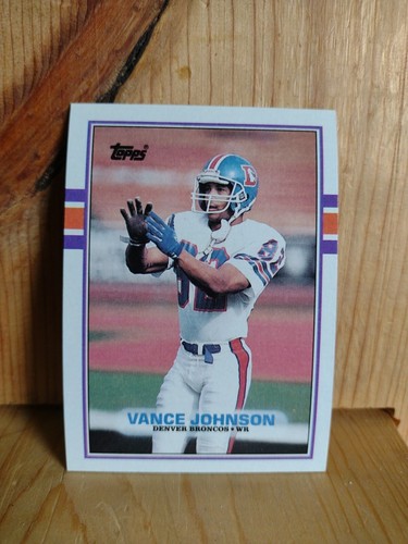 1989 Topps NFL: #245 VANCE JOHNSON DENVER BRONCOS . . FT5 | eBay