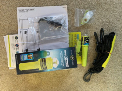 Bag, Lights, and Mirror. ACR GlobalFix V6 EPIRB Survival Kit 2382 minus ...