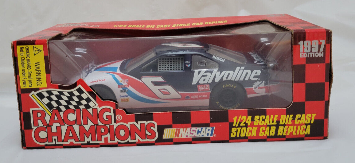 Racing Champions MARK MARTIN 1997 Valvoline #6 NASCAR 1/24 Scale | eBay