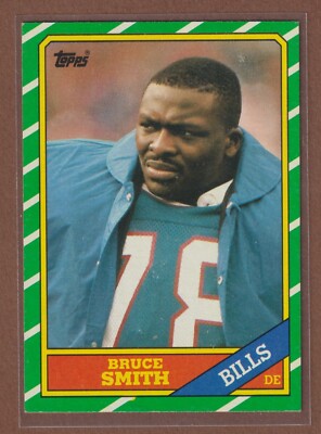 1986 Topps #389 Bruce Smith RC Rookie - Buffalo Bills - HOFer - 886 - 🔥 ...