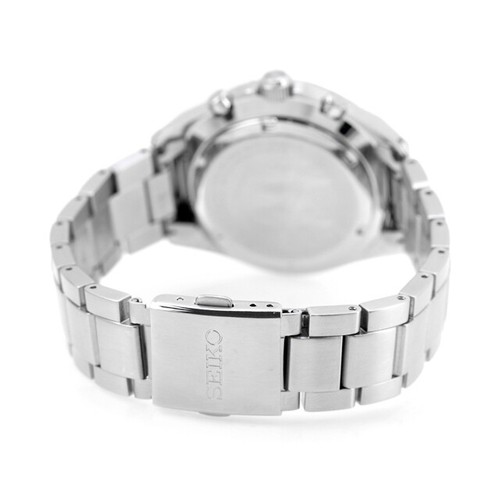 SEIKO SELECTION SBTR039 Stainless Steel Chronograph Quartz Watch 41mm Men's | eBay