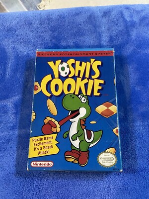 Yoshis Cookie Game for NES Nintendo Entertainment System Authentic Box ...