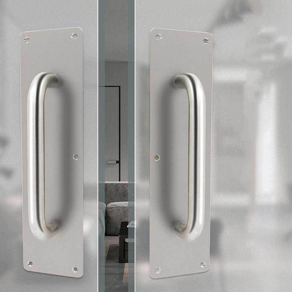 Stainless Steel Push-pull Board Wooden Door Exposed Handle Push-pull ...