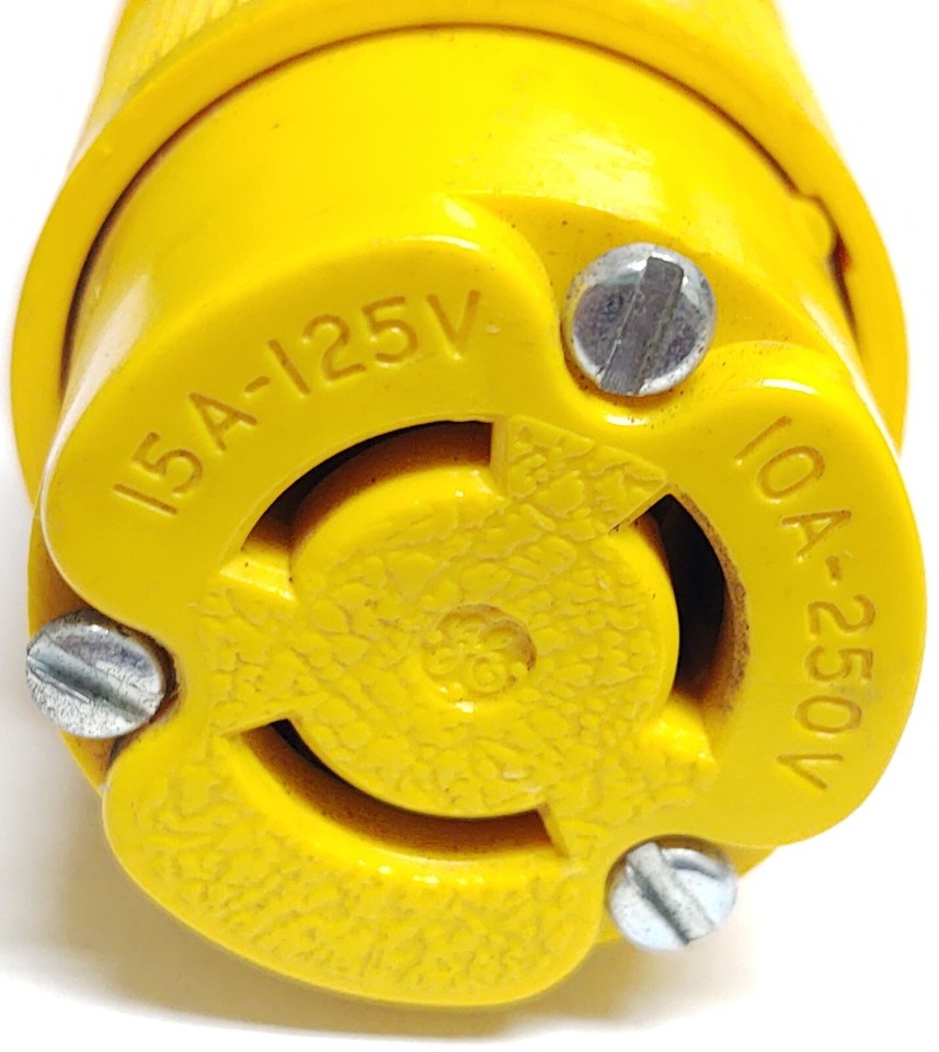 🔥 (9 PCS ) GLD7555-G GE Dyna-Mate II Grounding Connector GE 15A-125V ...
