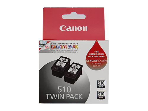 Canon PG-510 Black Ink Cartridge Twin Pack PIXMA MX340 MX330 MX320 ...