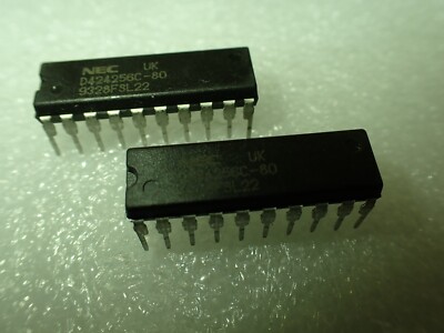 D424256C-80 NEC DRAM DIP-20 262.144 x 4-Bit VINTAGE COMPUTER MEMORY ...