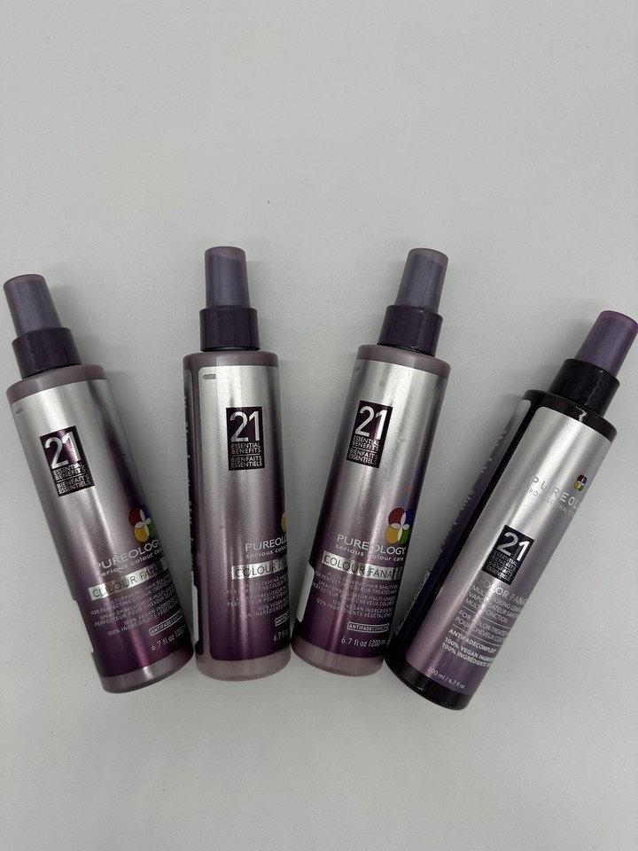 4x Pureology Color Fanatic 21 Essential Benefit Hair Treatment Spray 6. ...
