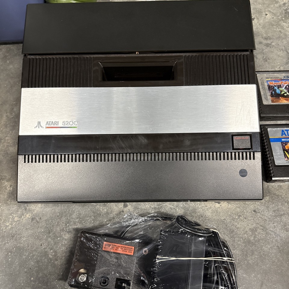 Atari 5200 Video Game Console w/2 Controllers games ALL Tested ...