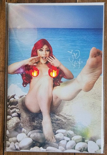 Power Hour #2 Rachie Mermaid Cosplay Topless - Feet Virgin Signed w/COA ...