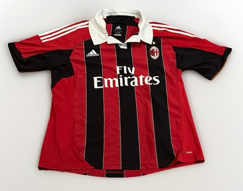 Adidas AC Milan 2012 2013 Home Jersey XL Shirt Football Soccer Fly ...