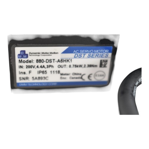 DMM Dynamic Motor Motion 880-DST-A6HK1- 80mm Frame Servo Motor Neugart ...