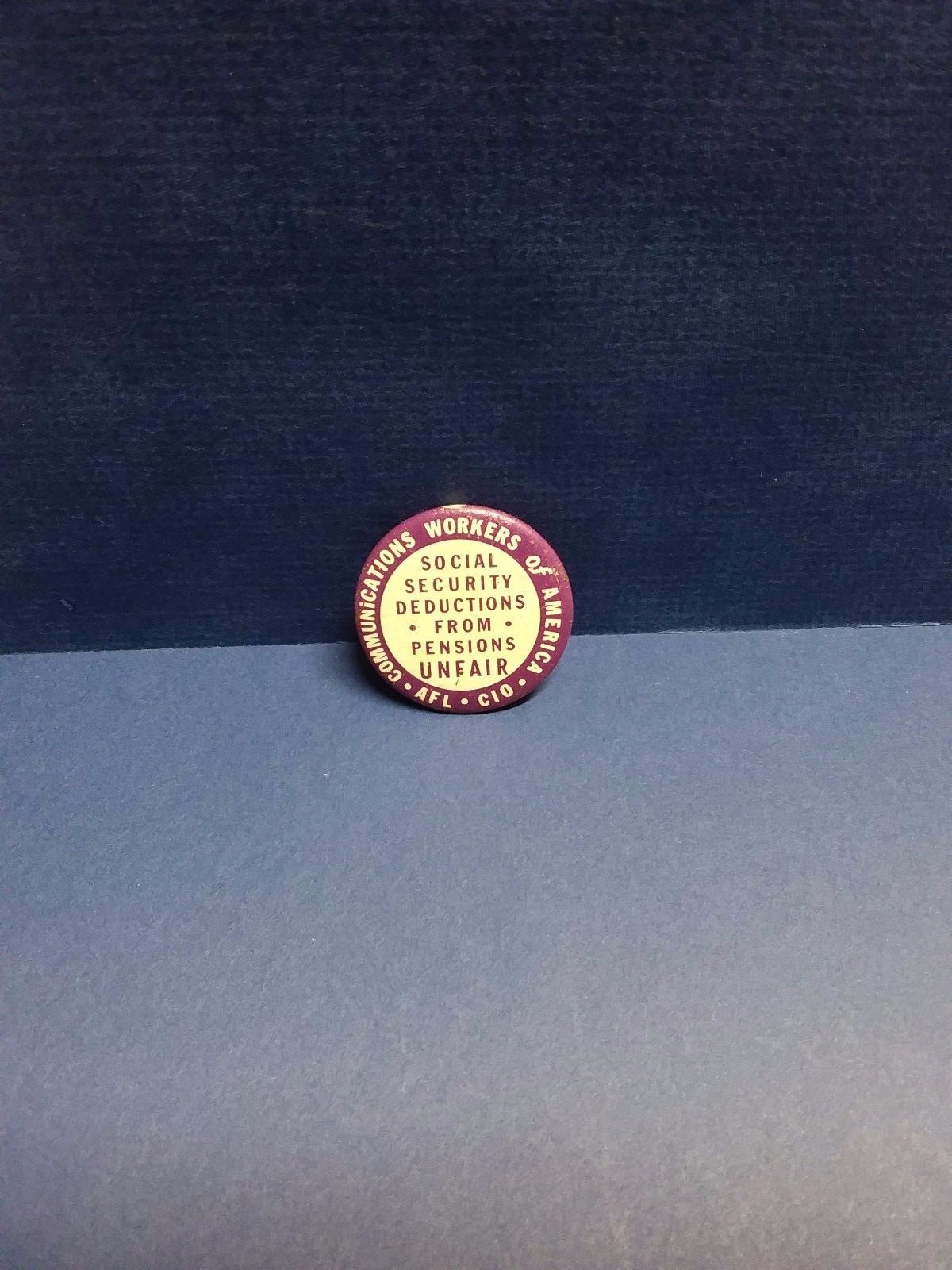 CWA ALF C10 Communications Workers of America 2 inch pin | eBay