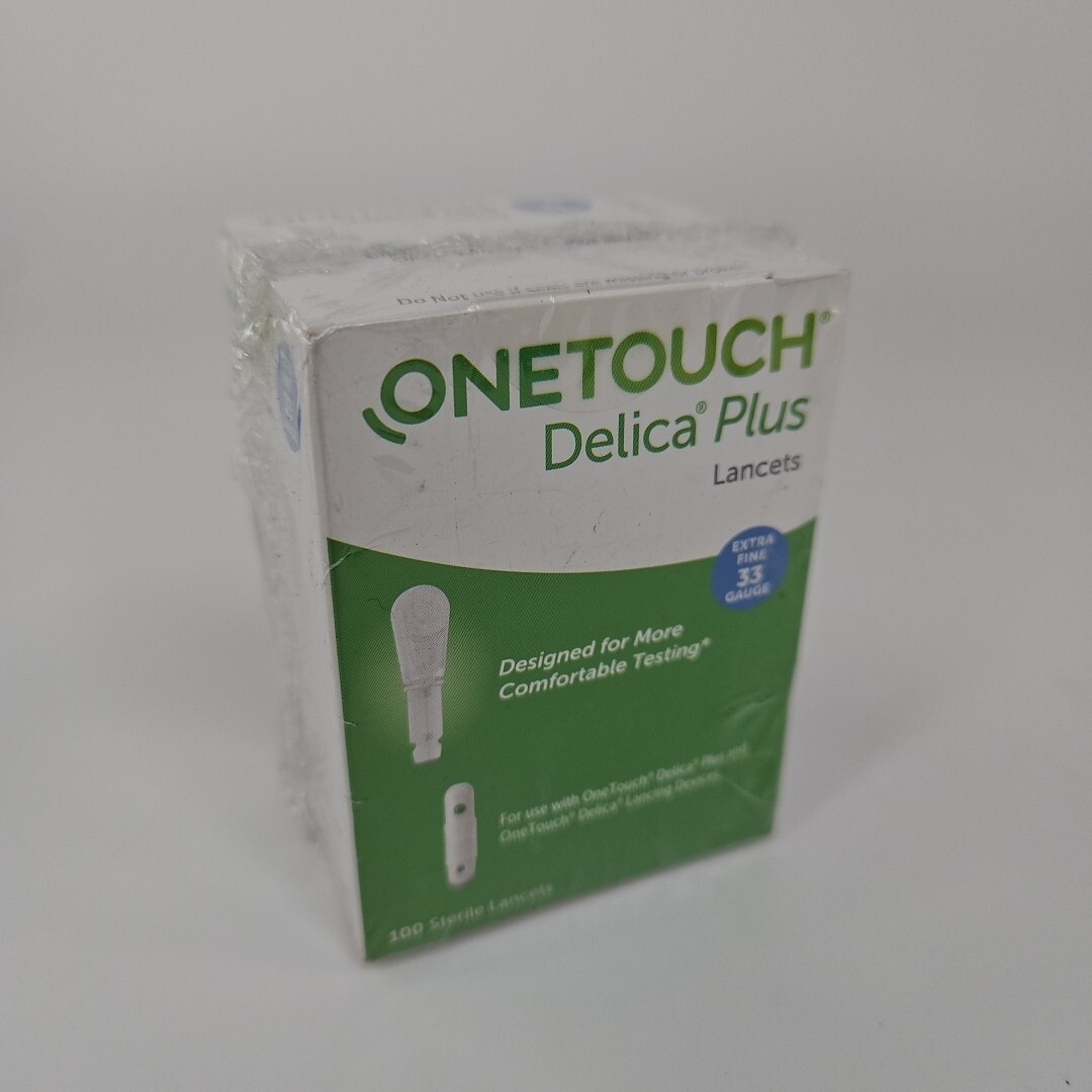 OneTouch Delica Plus Fine 33G Lancets (Pack of 100 Units) 11/30/2027 | eBay