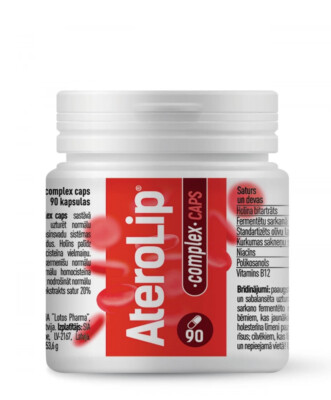 ATEROLIP COMPLEX Supplement Blood Quality Choline Vitamins Health 90 ...