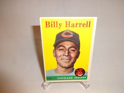 1958 Topps Baseball Billy Harrell Card # 443 Cleveland Indians | eBay