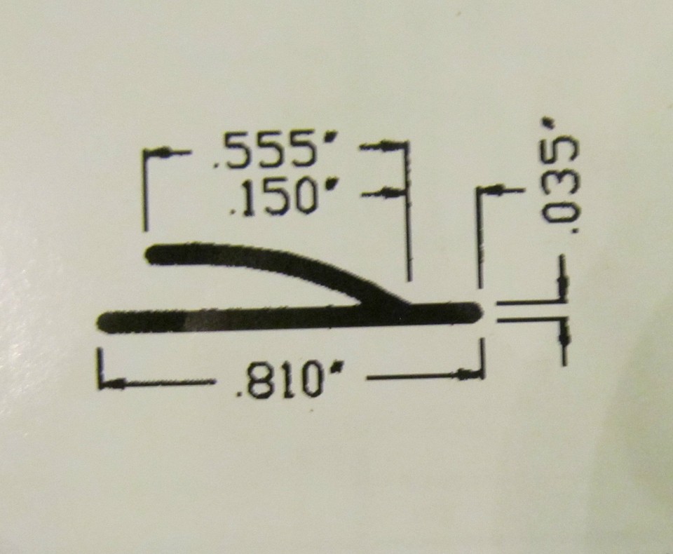 20 Feet Flexible Tampa Tan Vinyl 7/8" Gimp RV Trailer Marine Molding ...