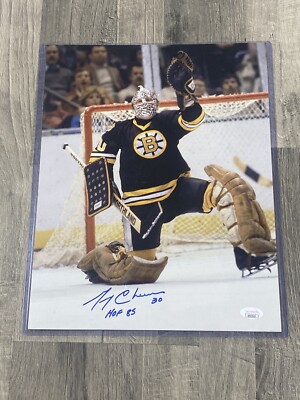 Gerry Cheevers Hand-Signed Autographed Boston Bruins 11x14 Photo JSA ...