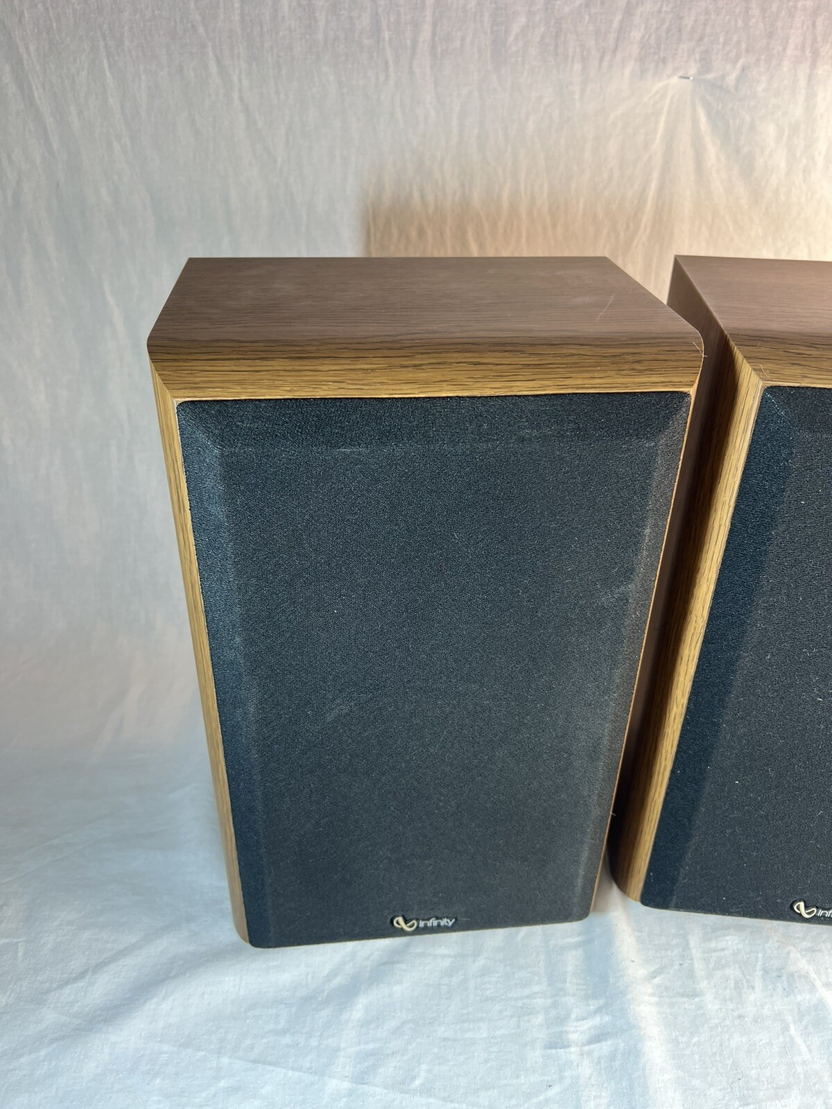 VINTAGE Infinity Reference 20 E-L Bookshelf Speakers Wood TESTED | eBay