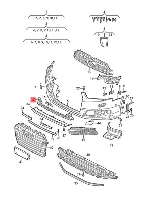 Genuine AUDI A6 Avant S6 quattro 4GC 4GD grille 4G0807683C | eBay